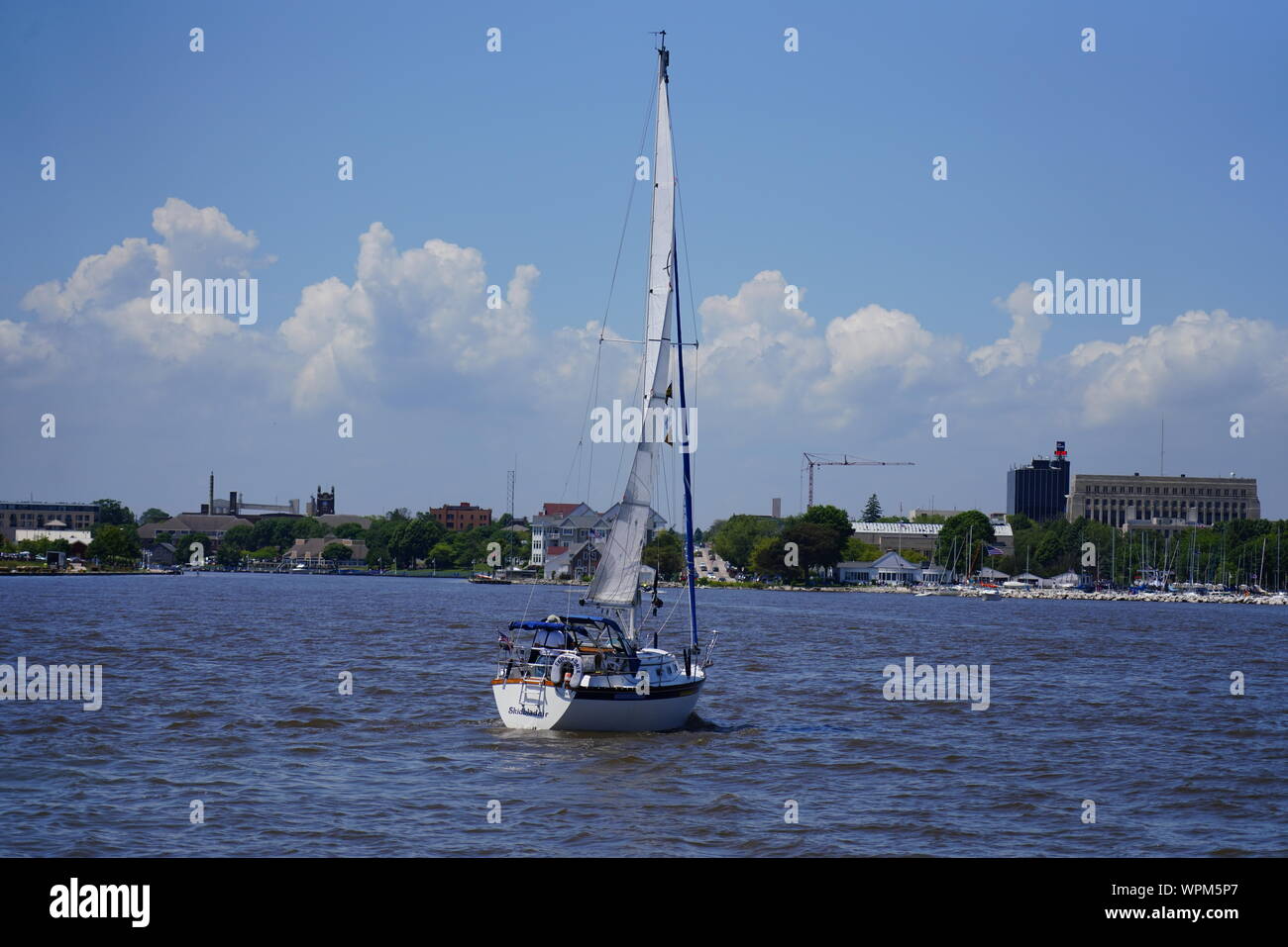 boat, water, sea, travel, sky, blue, summer, ship, nature, ocean ...