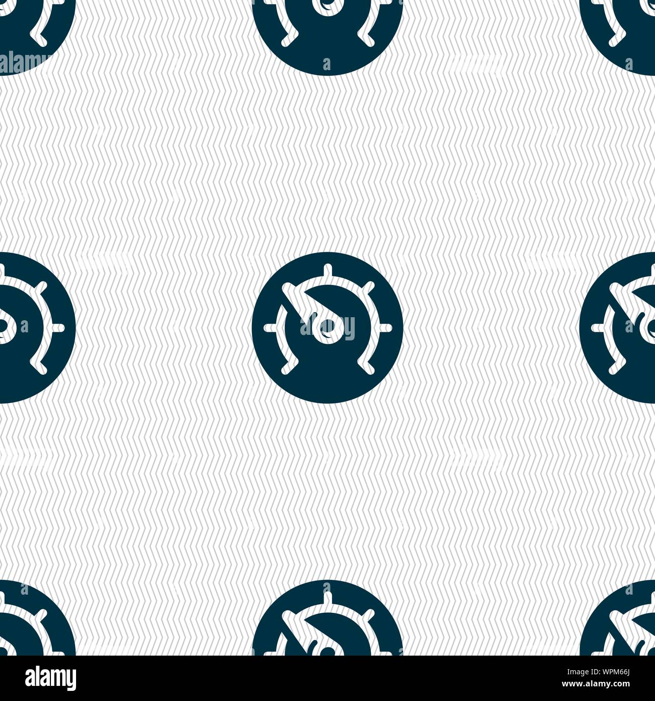 speed, speedometer icon sign. Seamless pattern with geometric texture. Vector Stock Vector Image ...