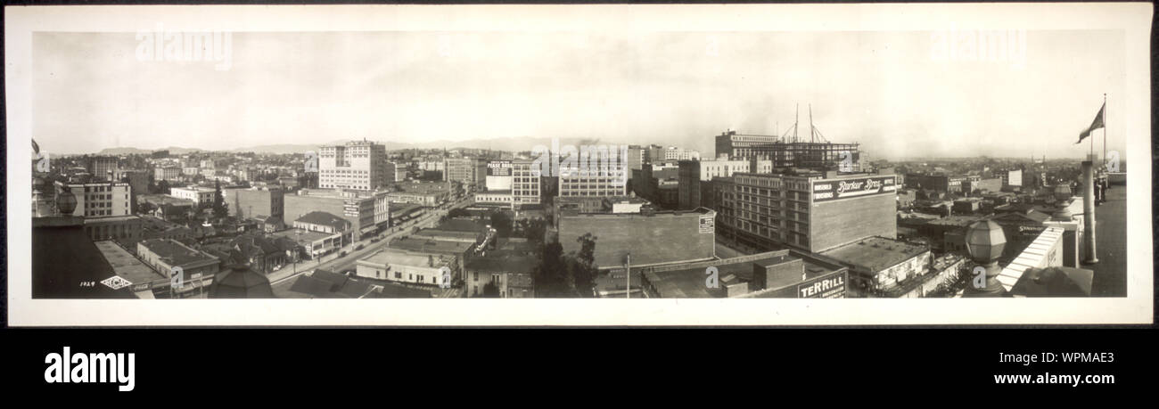 Los Angeles, California from Hamburger Building Stock Photo - Alamy