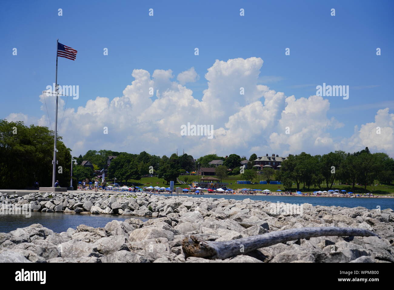 lake, lighthouse, morning, sheboygan, sunrise, wisconsin, blue harbor ...