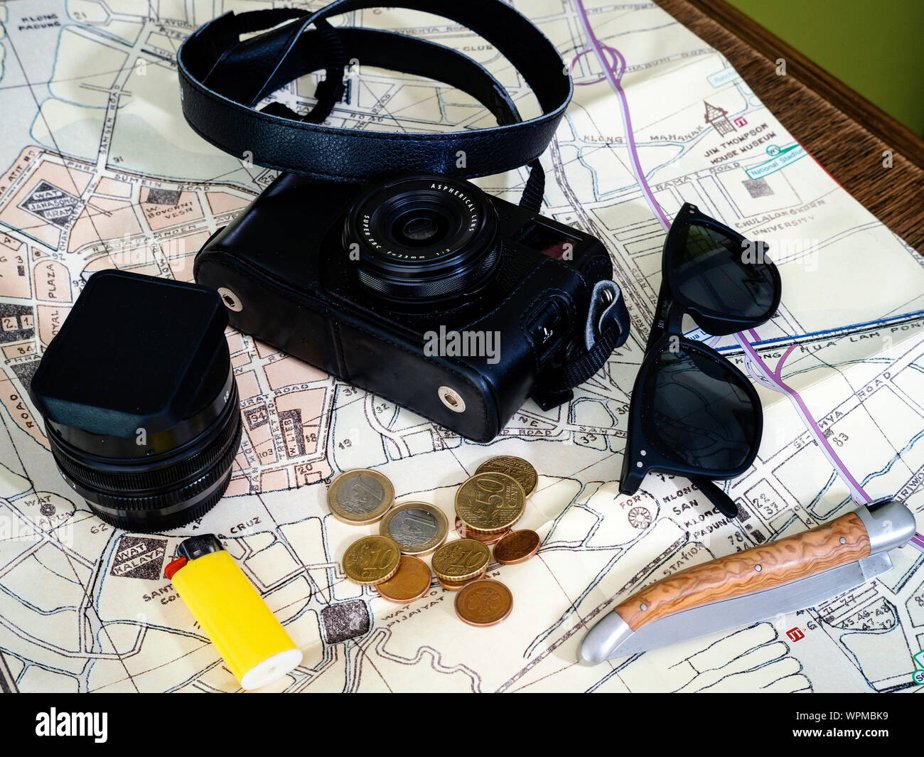 Urban explorer still life Stock Photo - Alamy
