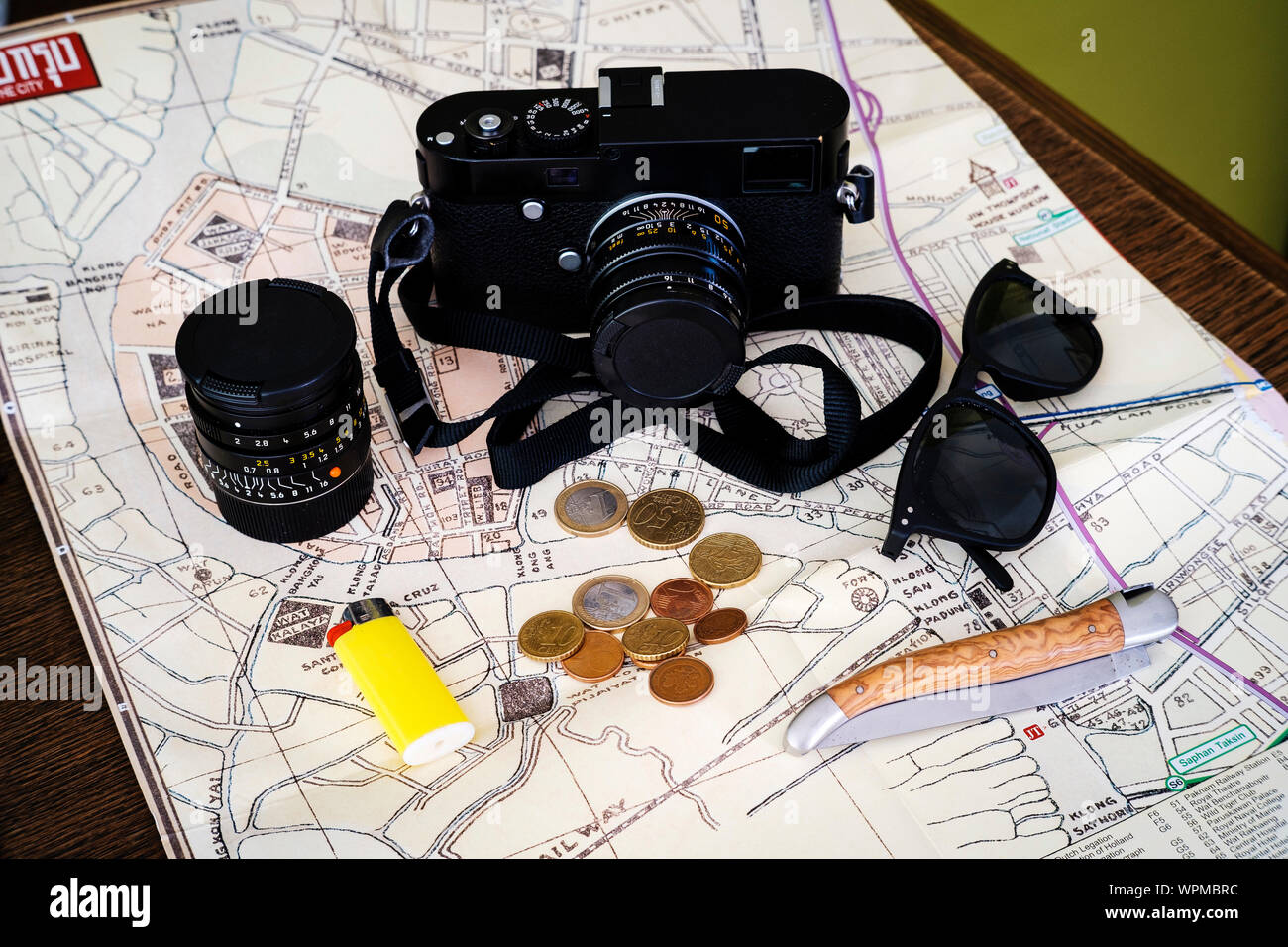 Urban explorer still life Stock Photo - Alamy