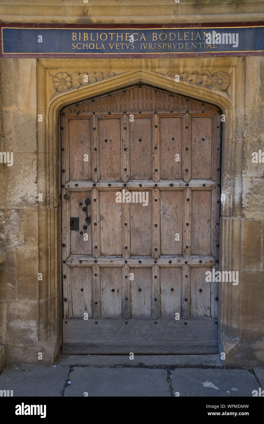 The Bodlean Library at the University of Oxford,Oxford,England,UK Stock ...