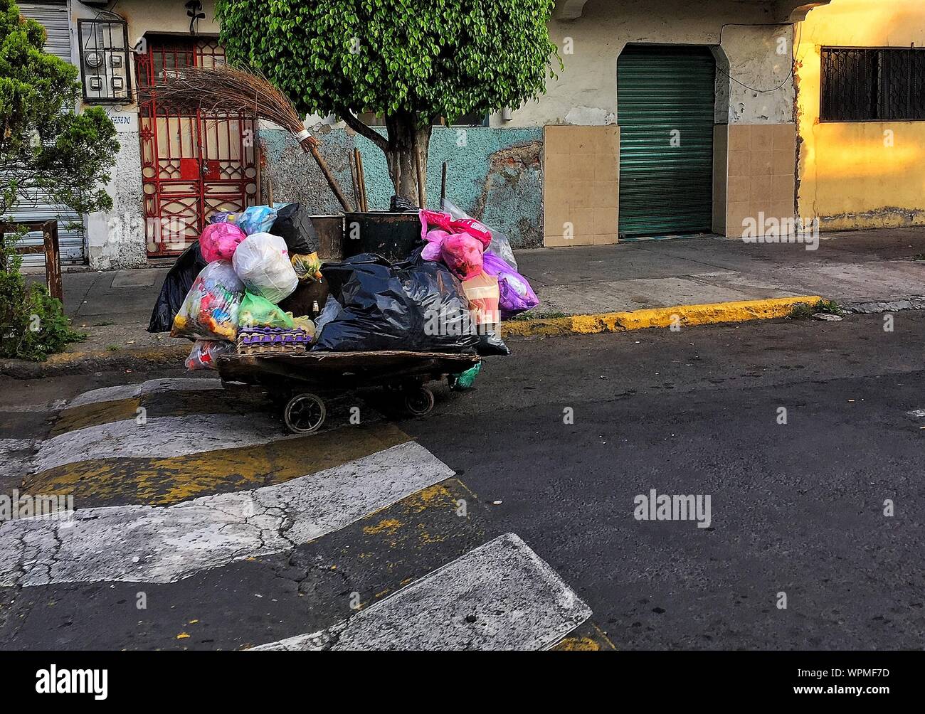 Full trash bags hi-res stock photography and images - Alamy