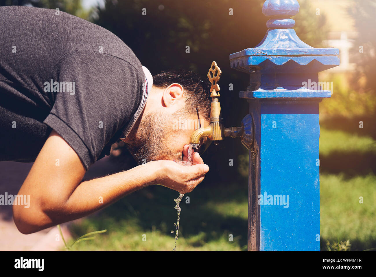 Very thirsty person hi-res stock photography and images - Alamy