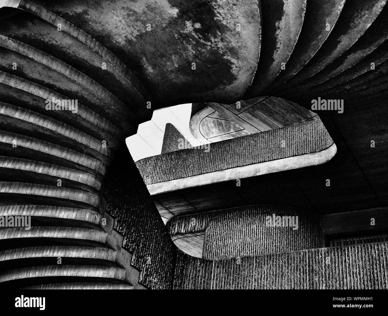 From below view Black and White Stock Photos & Images - Alamy