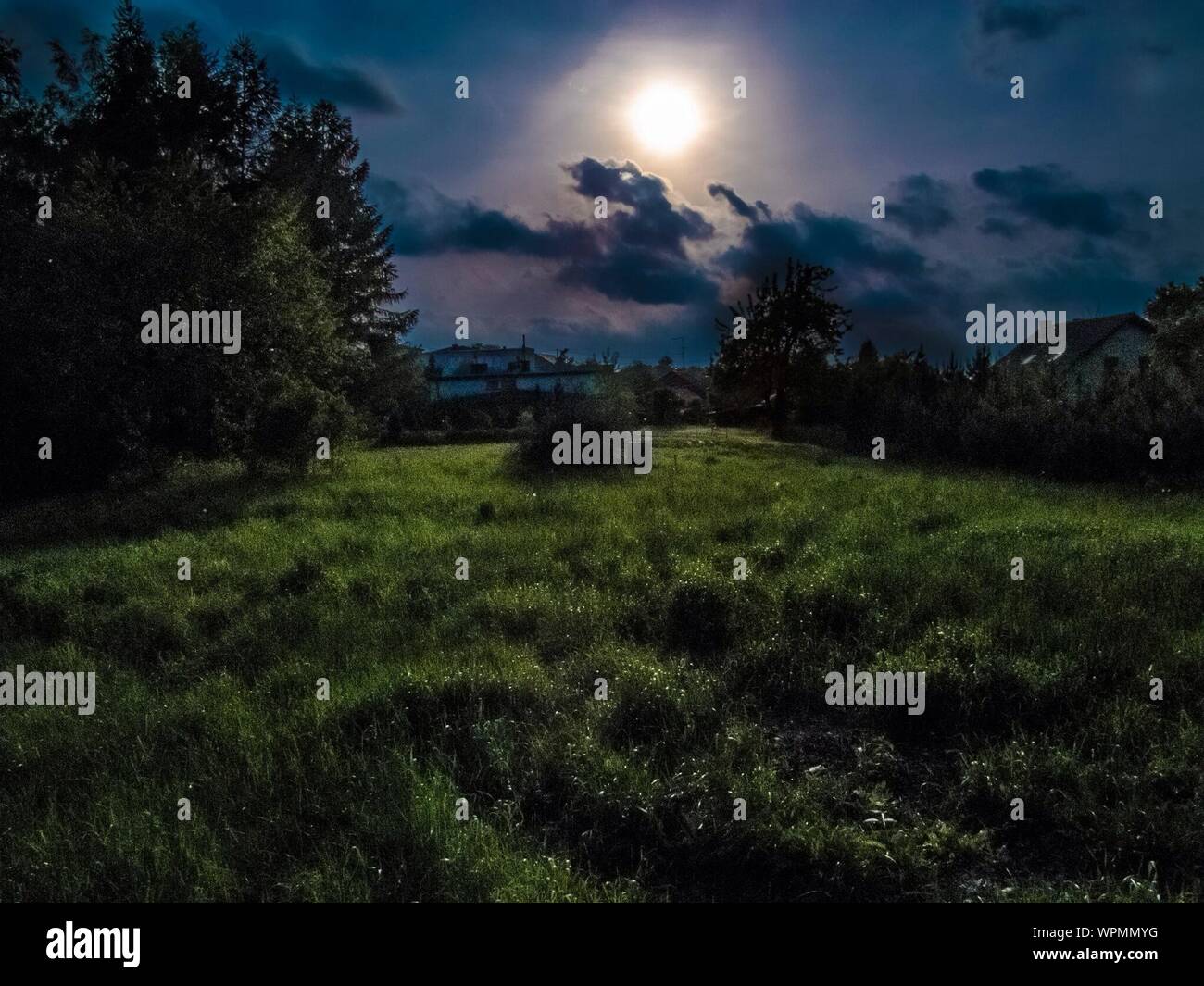 Moonlight horizontal hi-res stock photography and images - Alamy