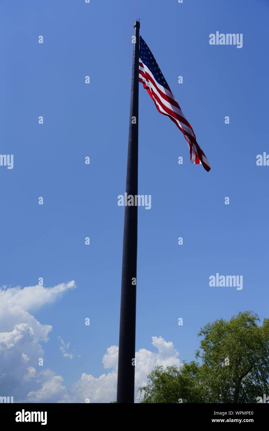 Close up Acuity Insurance Flagpole in Sheboygan Wisconsin is the world ...