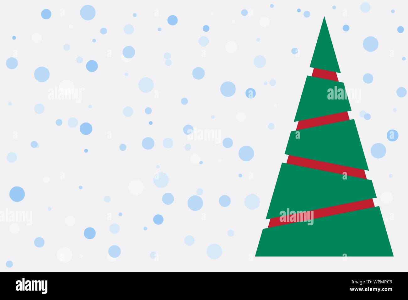 Christmas background card with Christmas tree, vector illustration ...