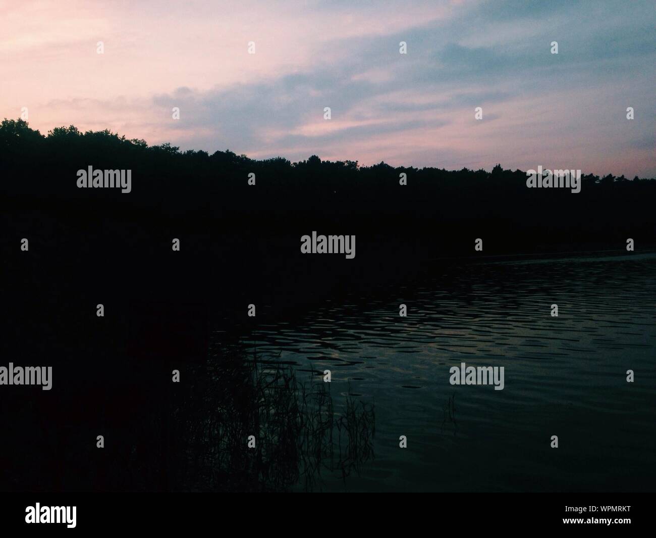 Dark at the lake hi-res stock photography and images - Alamy