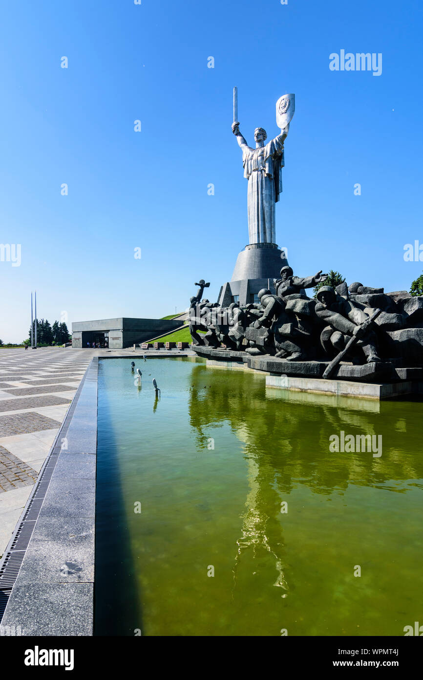Kiev, Kyiv: Rodina Mat (Motherland Monument), monument "Crossing of the ...