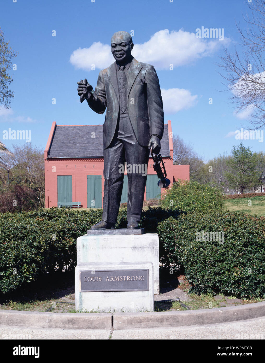 Louis Armstrong statue, New Orleans, Louisiana Stock Photo - Alamy