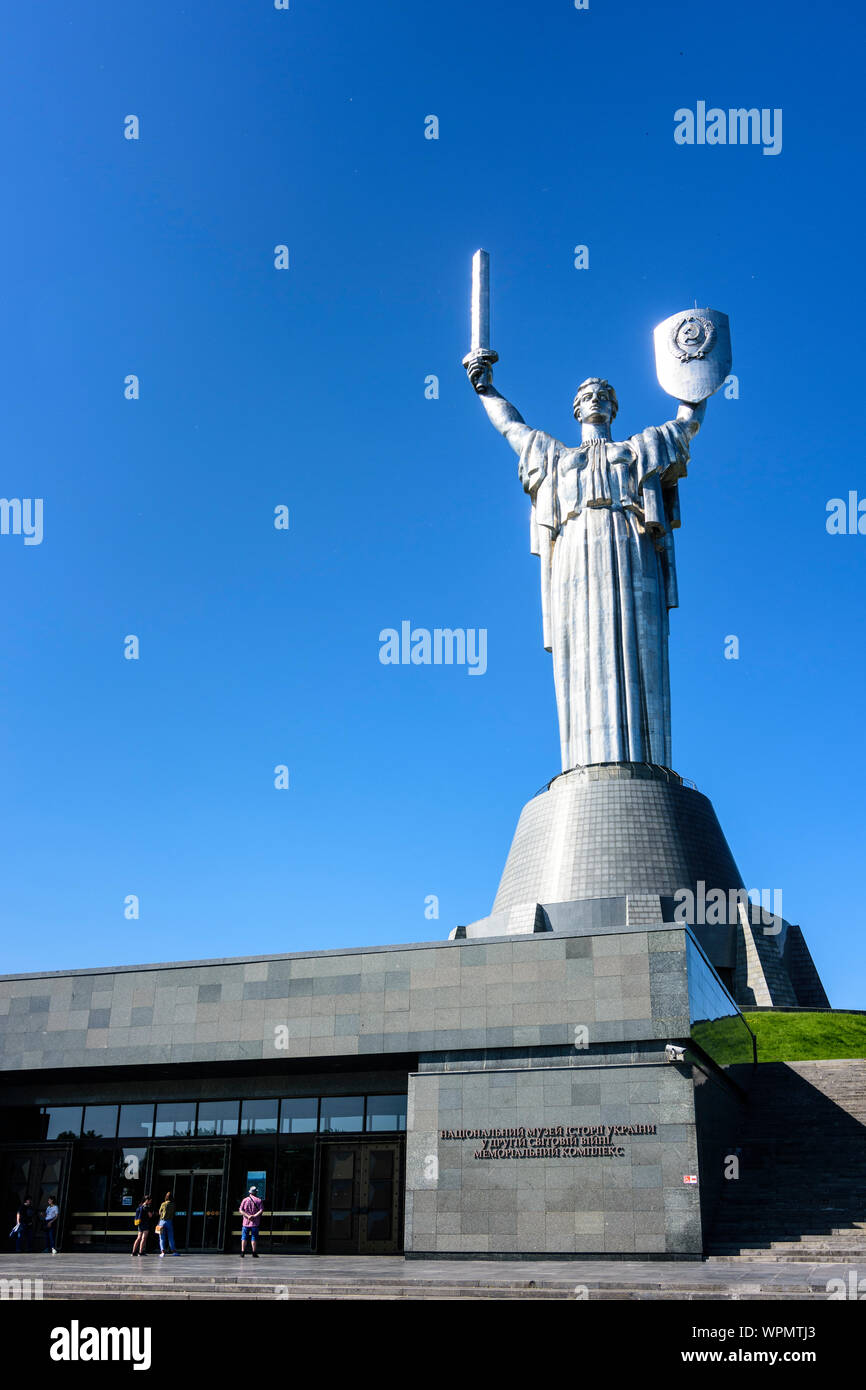 Kiev, Kyiv: Rodina Mat (Motherland Monument) in , Kyiv, Ukraine Stock ...