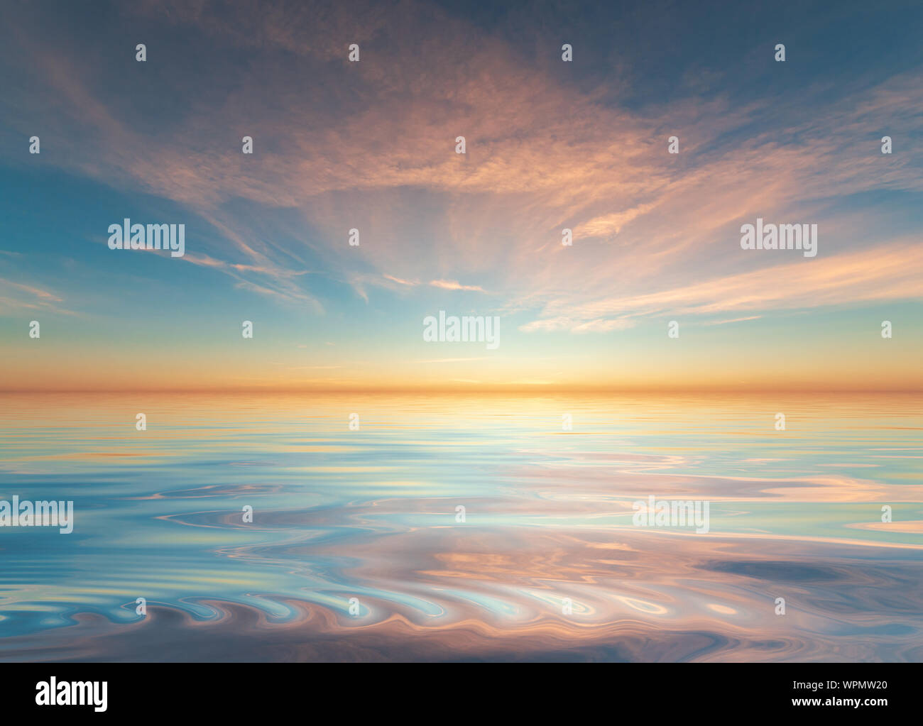 Wave under red sun hi-res stock photography and images - Alamy