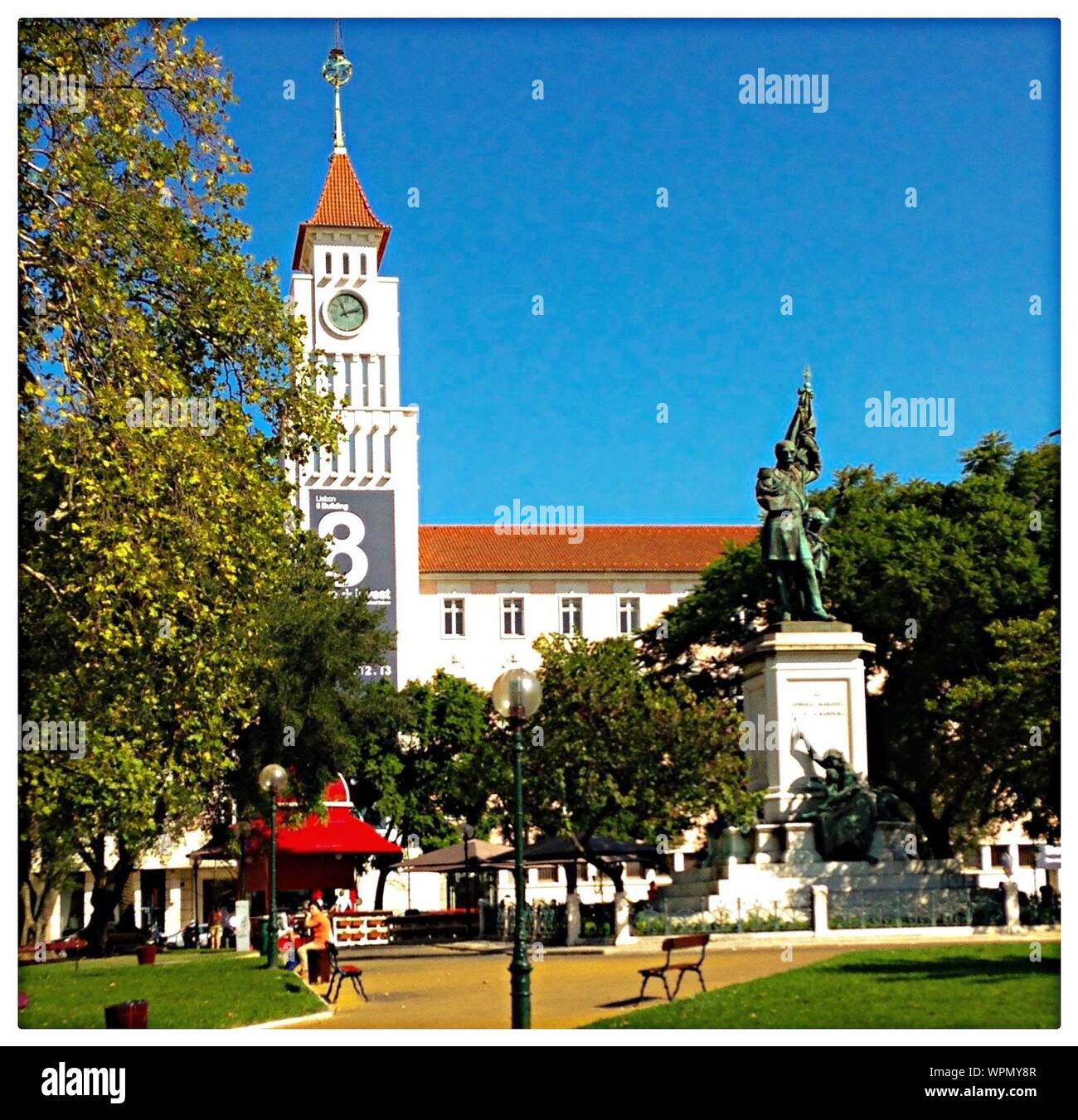 Clock tower sky architecture Cut Out Stock Images & Pictures - Alamy