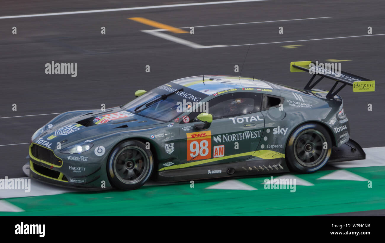 GTE AM V8 Vantage Aston Martin #98 at 6 hours of Silverstone 2018 ...
