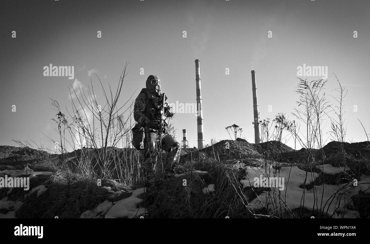 Soldier field snow Black and White Stock Photos & Images - Alamy