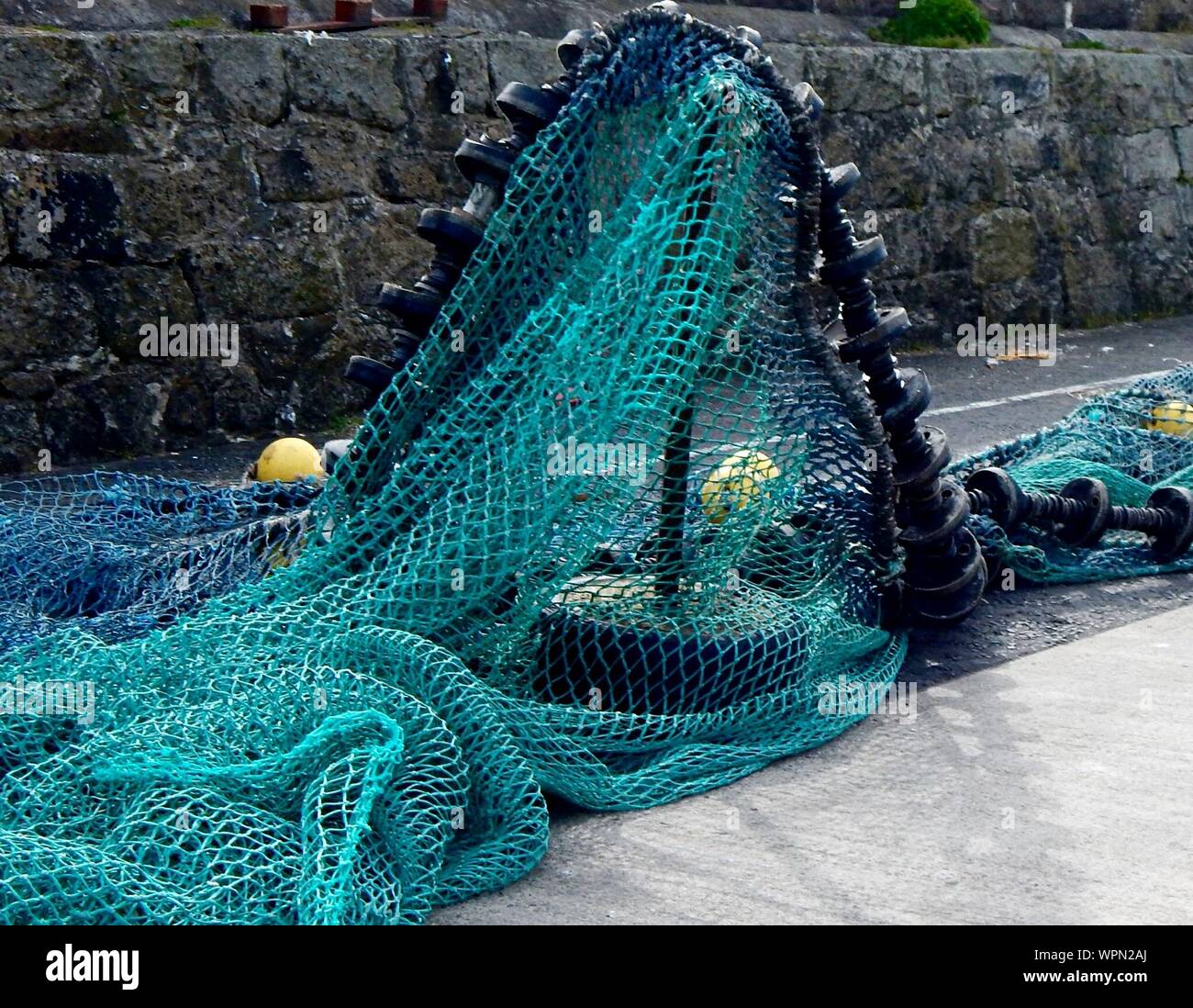 Commercial Fishing Net Stock Photo - Alamy