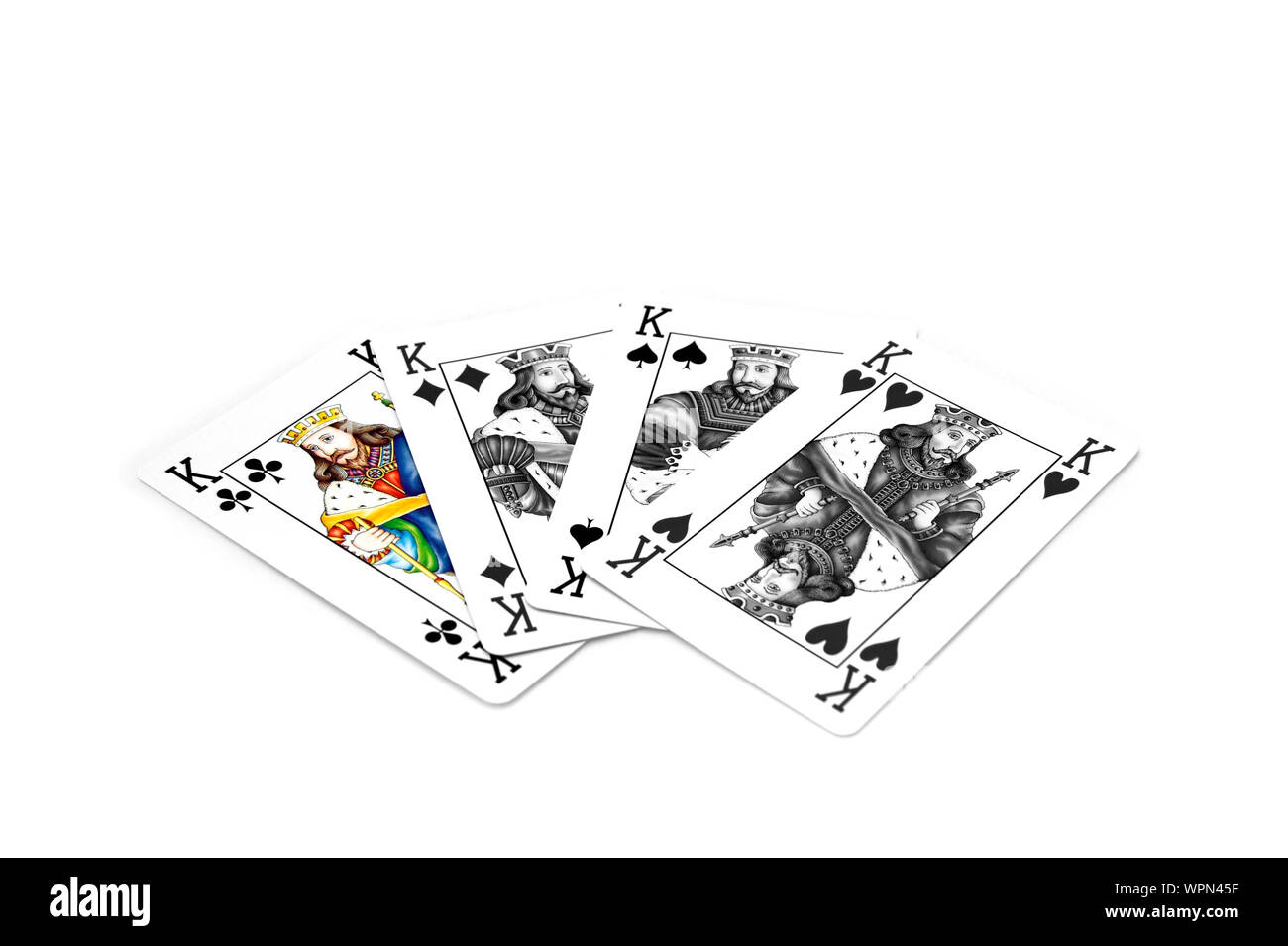 Playing cards four kings hi-res stock photography and images - Alamy