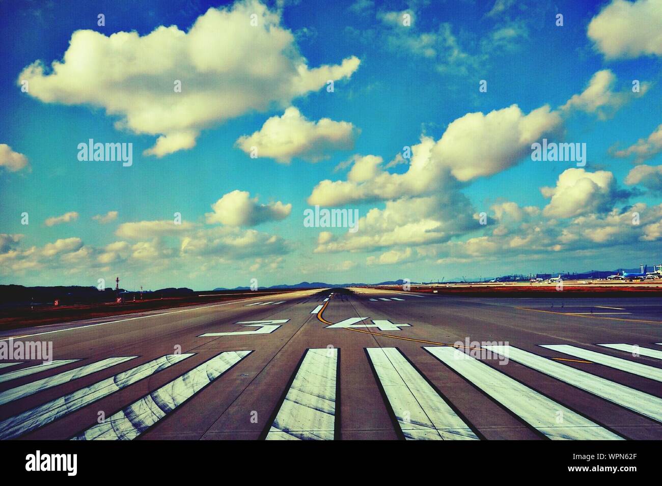 Empty Runway High Resolution Stock Photography and Images - Alamy
