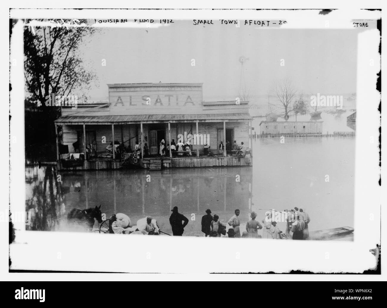 Small town river Black and White Stock Photos & Images - Alamy