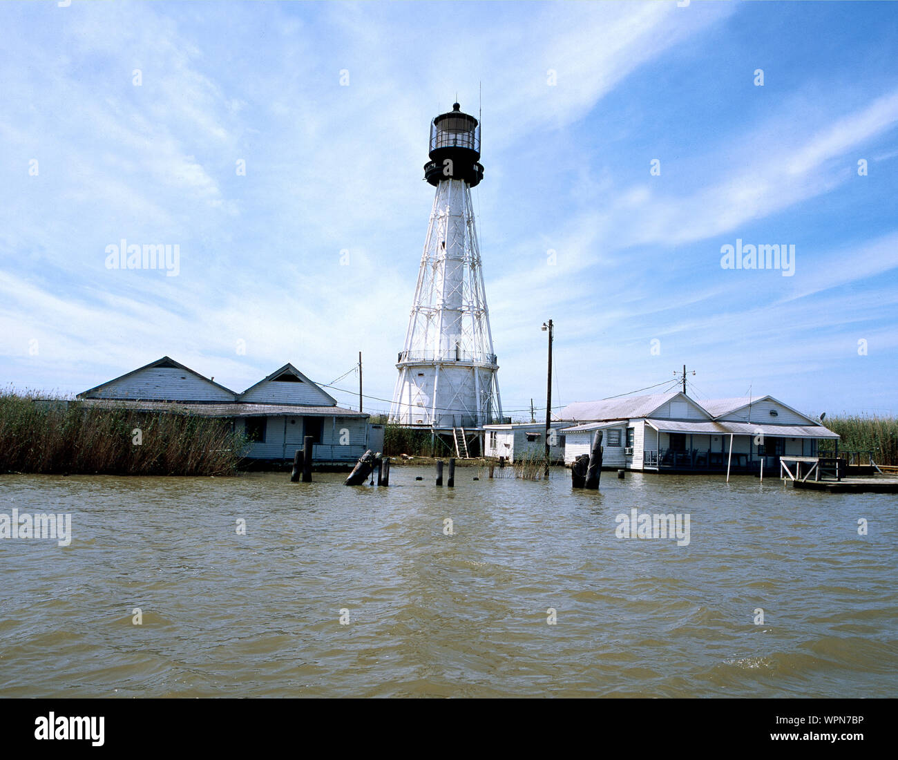 Louisiana's South Bass Point Stock Photo - Alamy