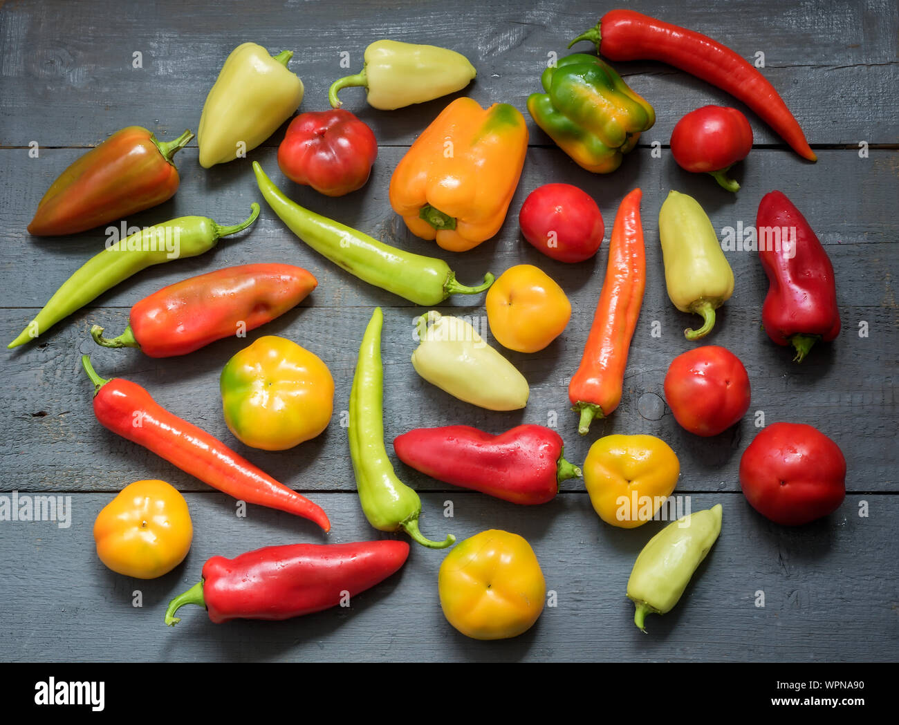 Bell pepper varieties hi-res stock photography and images - Alamy