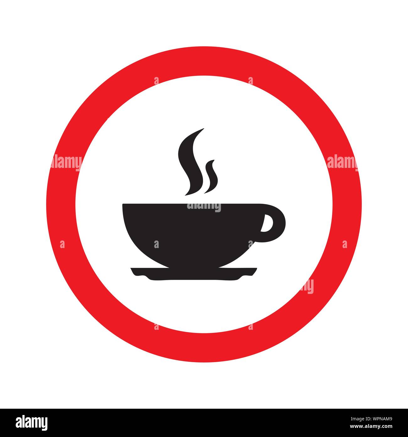 Text coffee go lettering Cut Out Stock Images & Pictures - Alamy