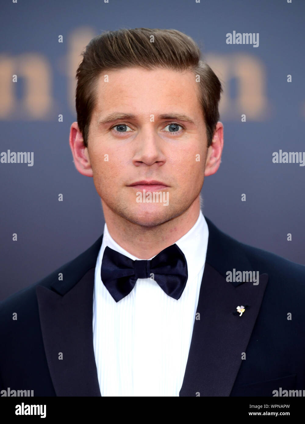 Allen Leech attending the world premiere of Downton Abbey, held at the ...