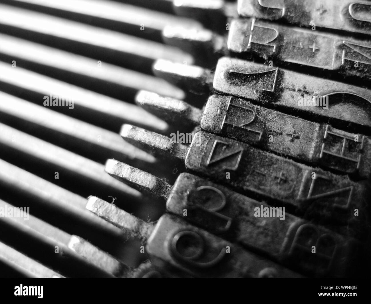 Damaged typewriter hi-res stock photography and images - Alamy