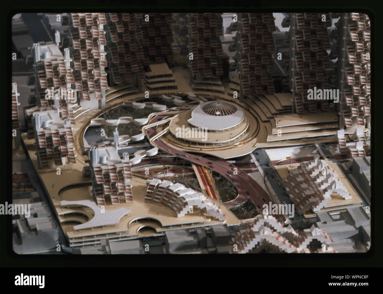 The transit hub in the Lower Manhattan Expressway model Stock Photo - Alamy