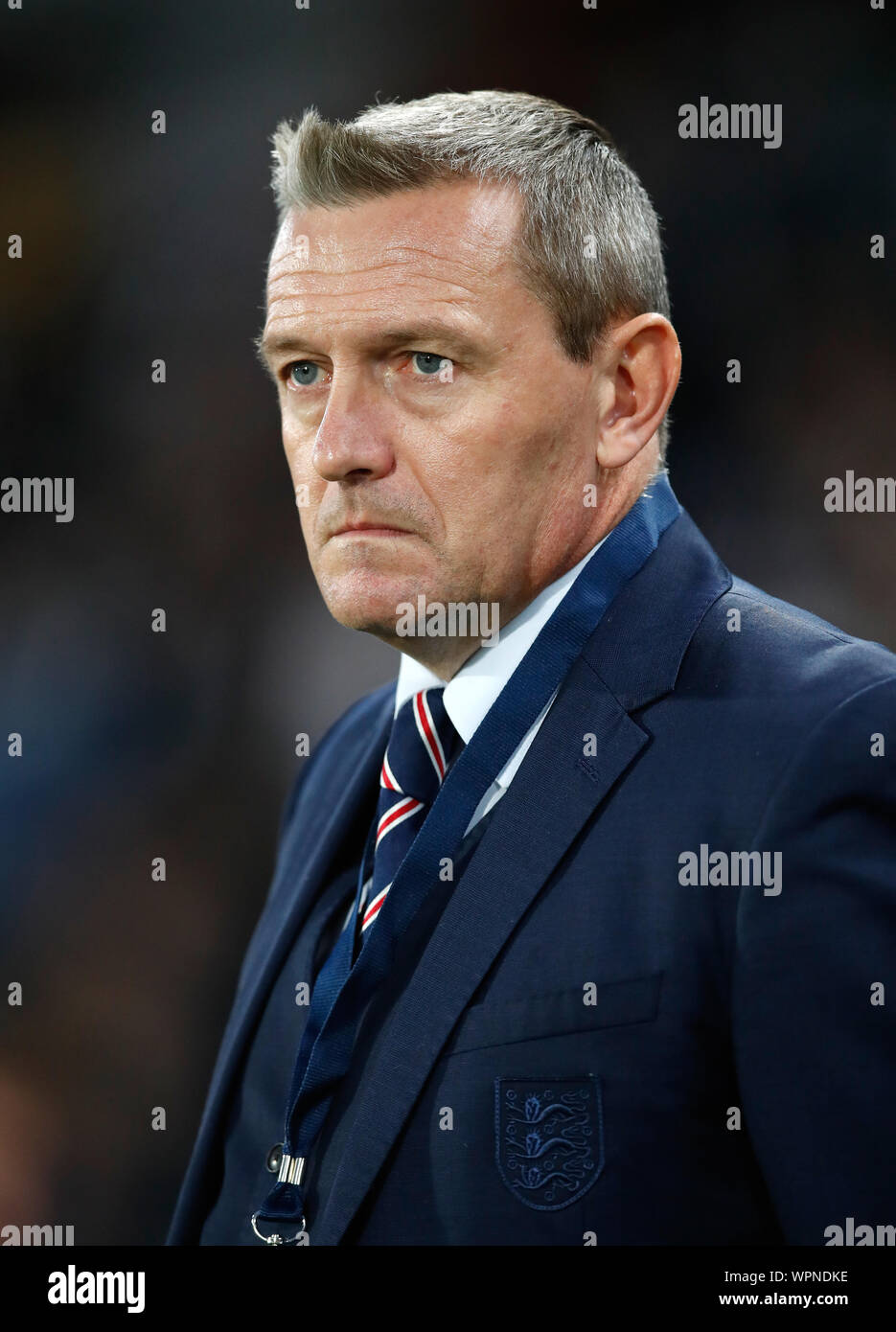 England coach Aidy Boothroyd during the 2019 UEFA European Under-21 ...