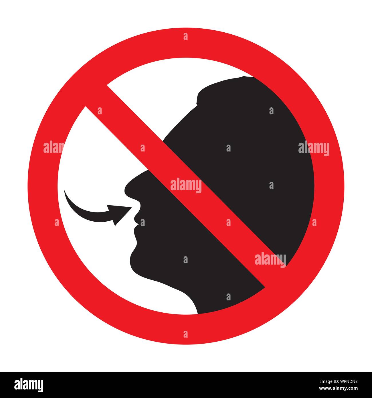 do not smell Stock Vector Image & Art - Alamy