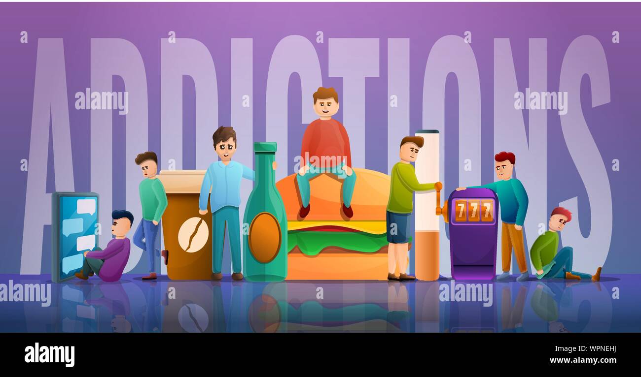 Addiction of children Stock Vector Images - Alamy