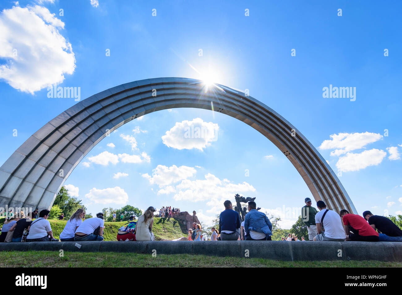 Kiev, Kyiv: People's Friendship Arch (Friendship of Nations Monument ...