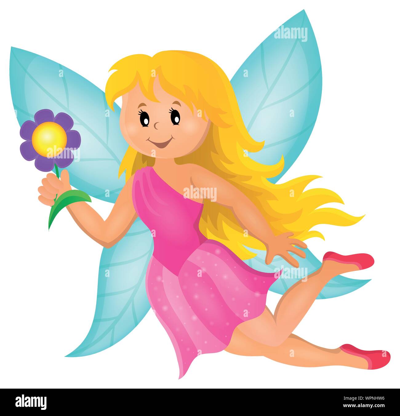 Happy fairy theme image 1 Stock Vector Image & Art - Alamy
