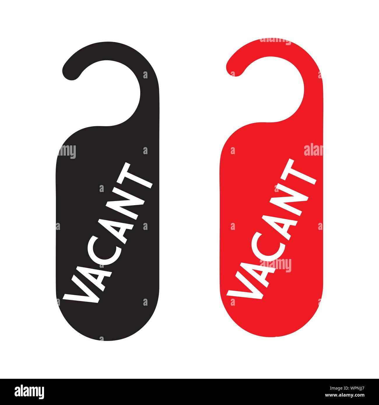 Door handle blank card Stock Vector Images - Alamy