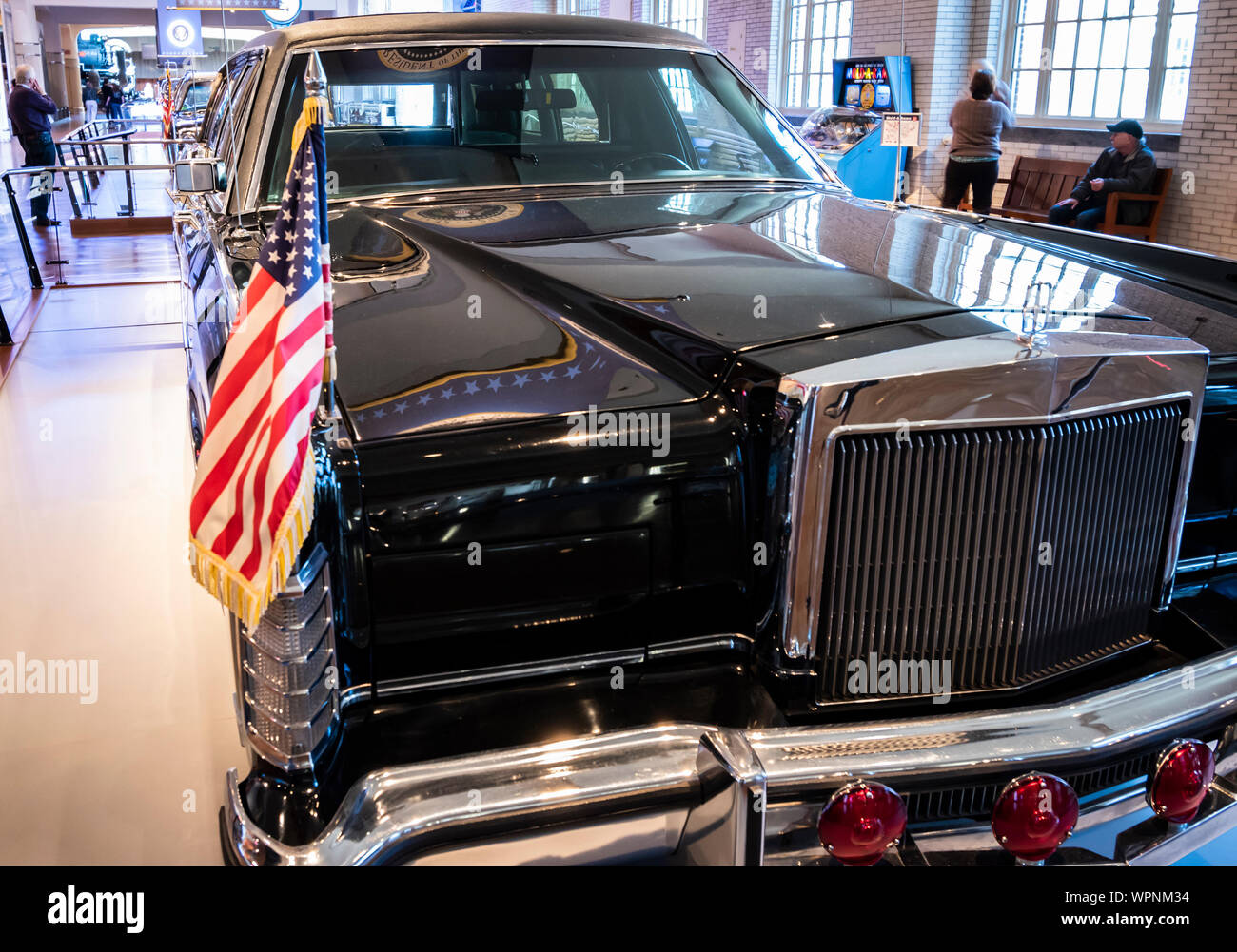 Dearborn, Mi, Usa - March 2019: The 1972 Lincoln Continental ...