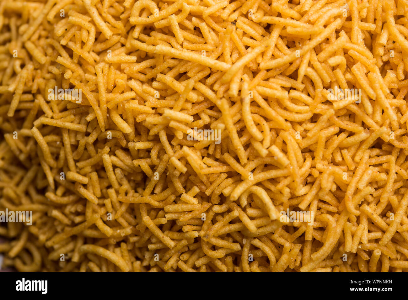 Aloo Bhujiya or Potato Bhujia also known as Namkeen sev. Popular ...