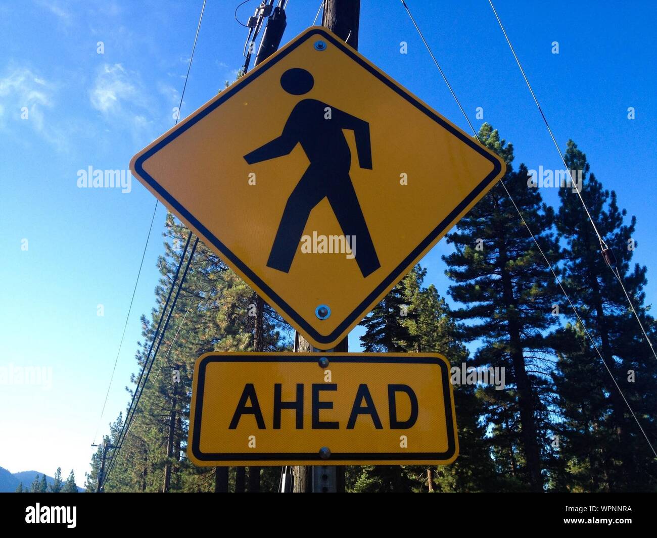 Diamond shaped pedestrian crossing sign hi-res stock photography and ...