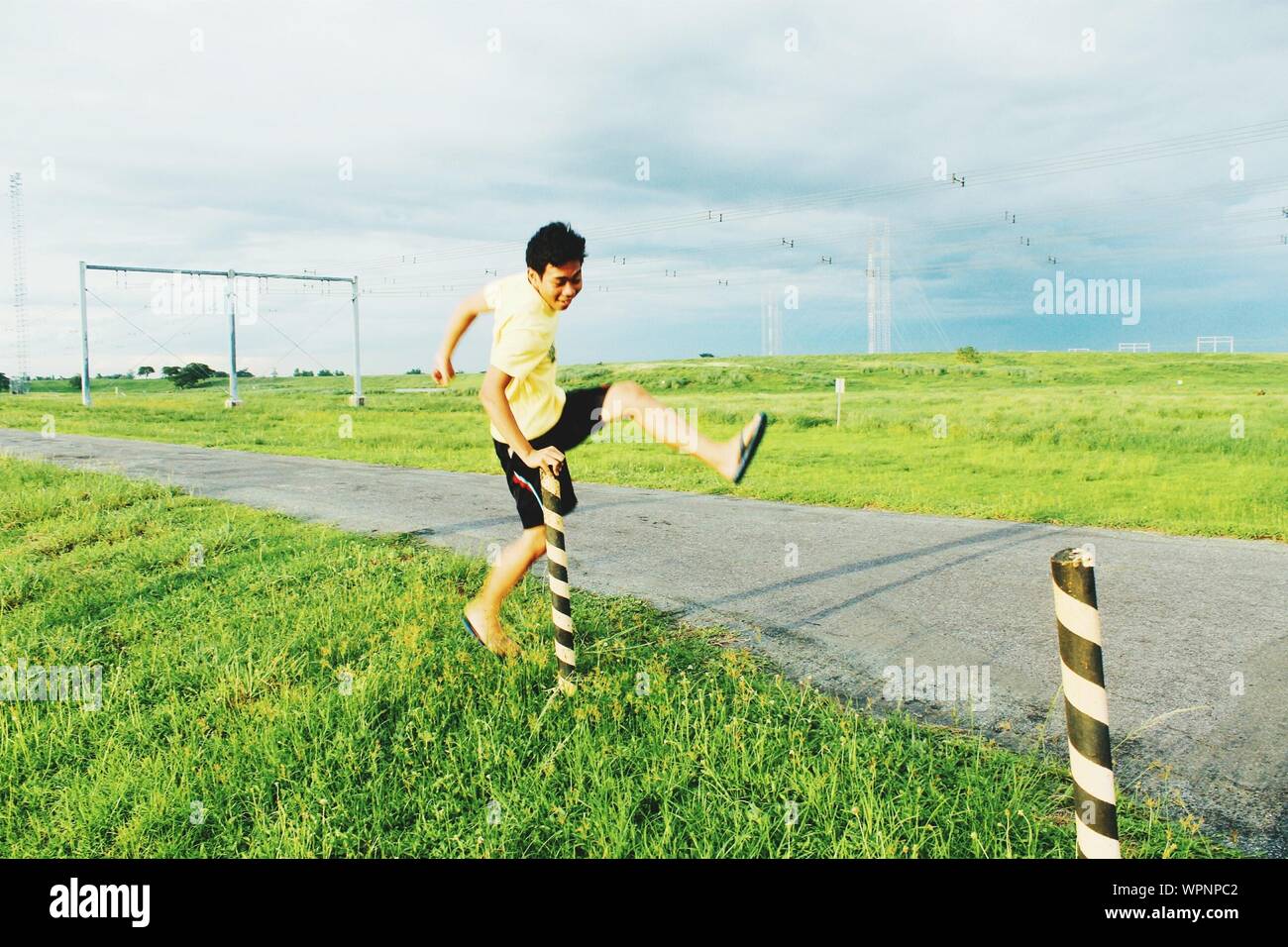 Indian man jumping hi-res stock photography and images - Alamy