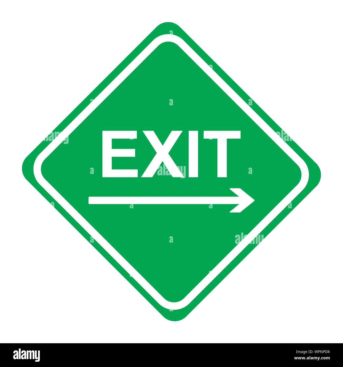 Exit only sign Stock Vector Images - Alamy