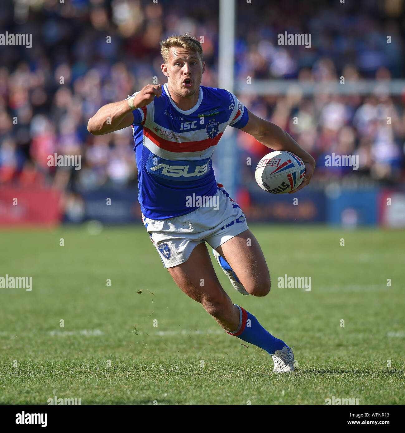 Wakefield, UK, 1 9 2019. 01 September 2019. Mobile Rocket Stadium ...