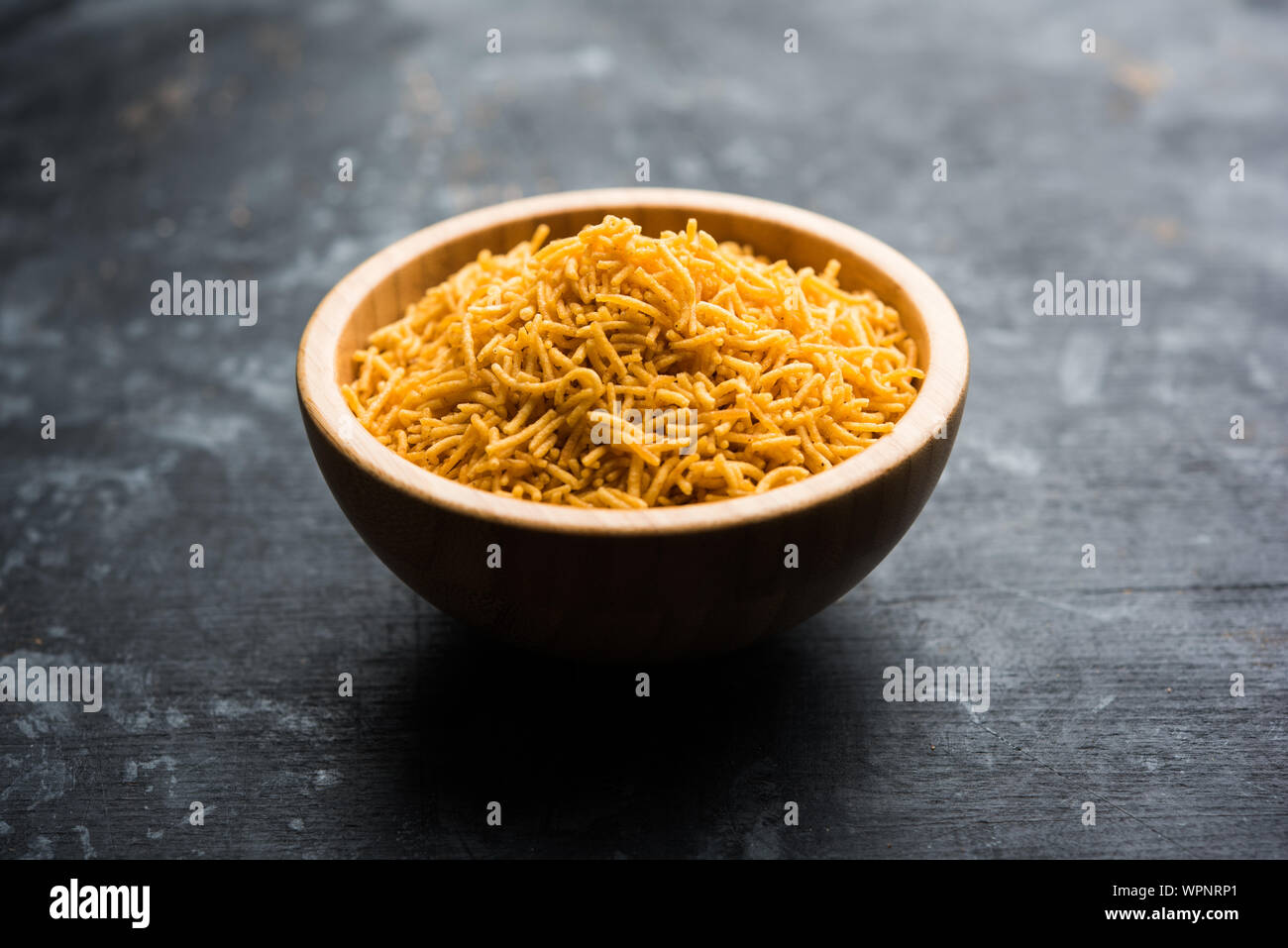 Aloo Bhujiya or Potato Bhujia also known as Namkeen sev. Popular ...