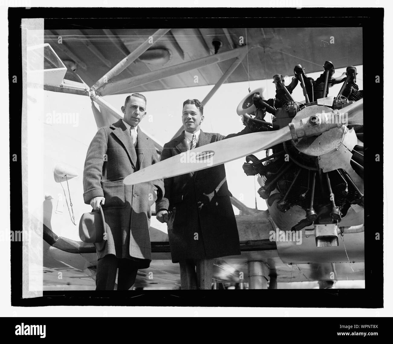 Lt. Comdr. Noel Davis, Lt. Comdr. Stanton H. Wooster, 4/11/27 Stock ...