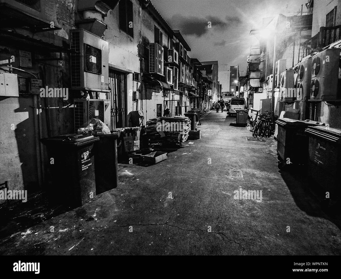 Garbage bins city hi-res stock photography and images - Alamy