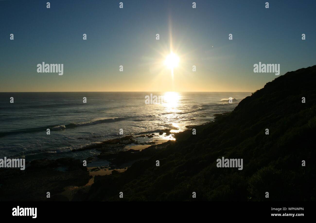Sunset at south-west coast, Australia, Esperance Area Stock Photo - Alamy