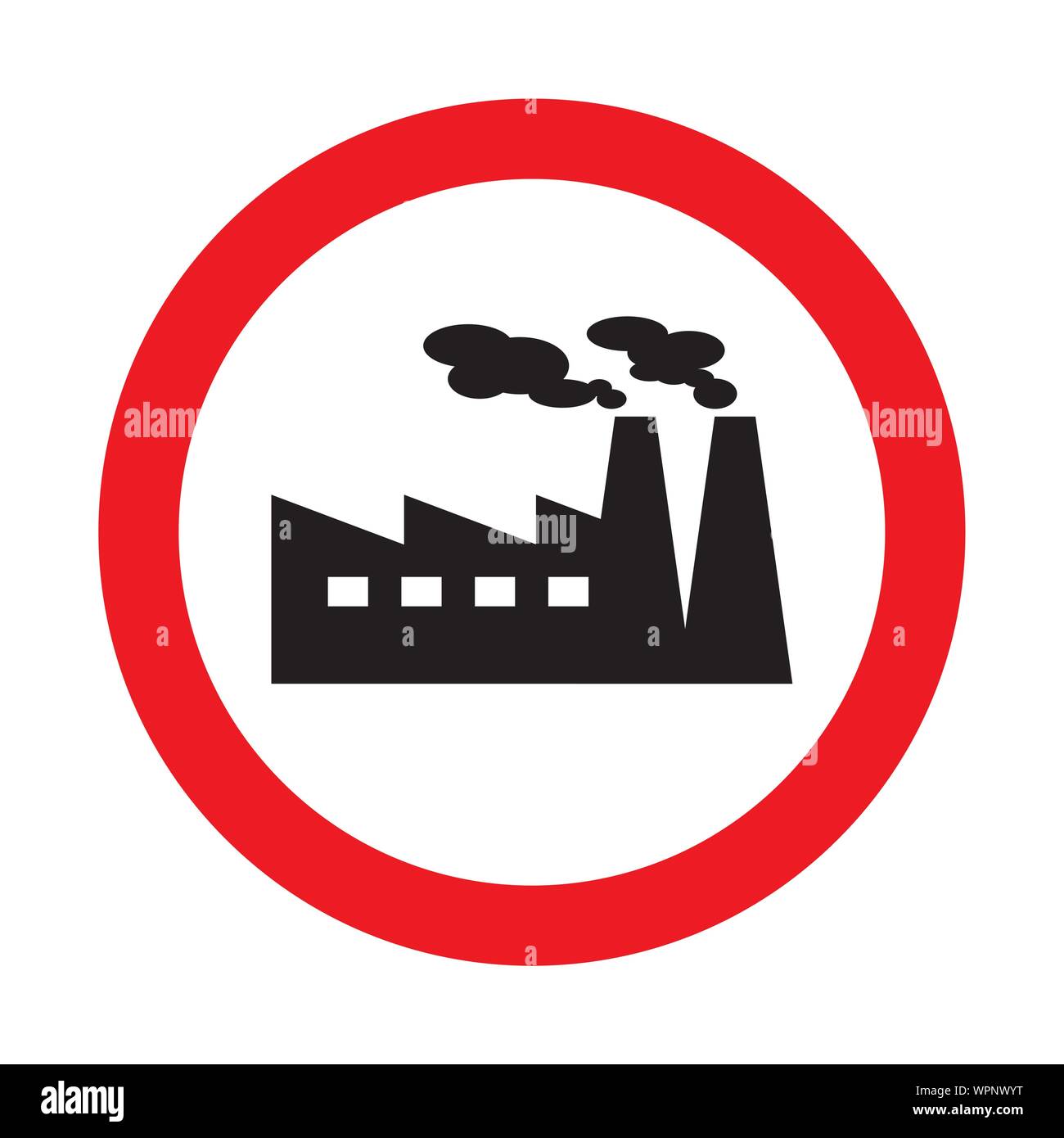 Nuclear power plant signage Stock Vector Images - Alamy