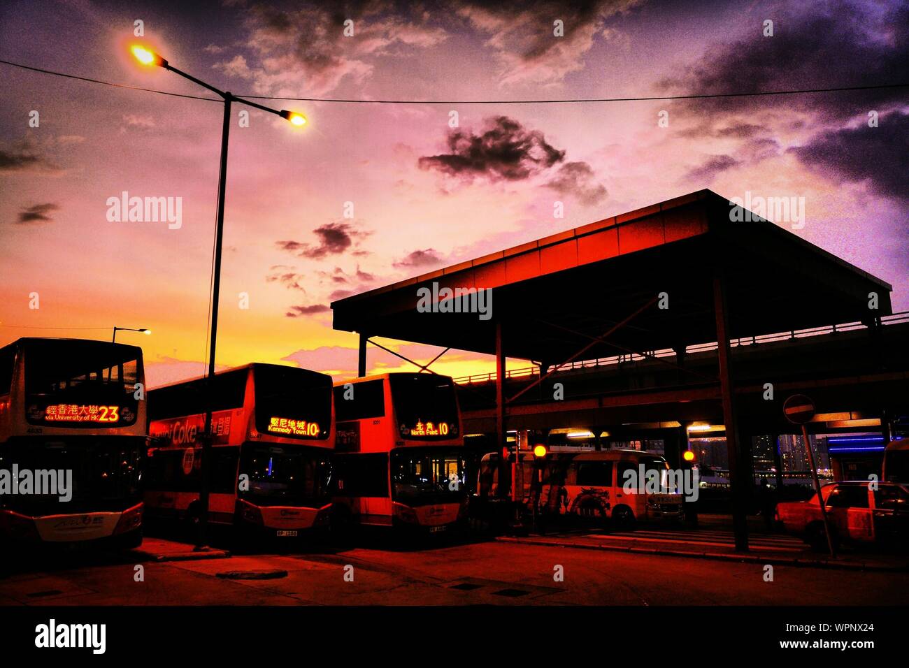 Parked bus hi-res stock photography and images - Alamy