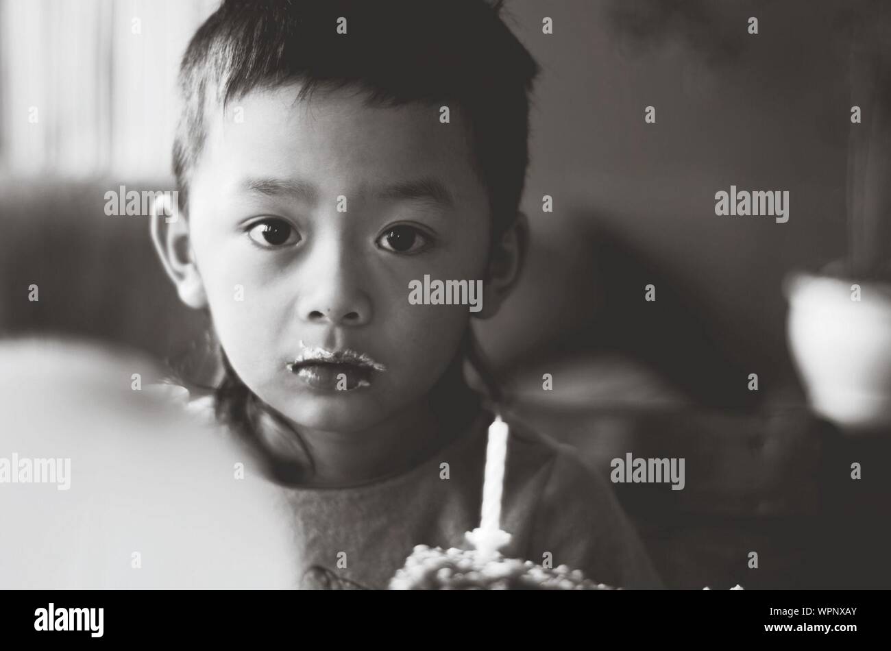 Boy Cake On Face High Resolution Stock Photography and Images - Alamy